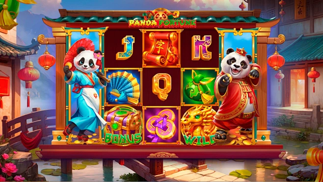 Panda ILLUSTRATION Character design slot game Game Art 2д slot casino ...