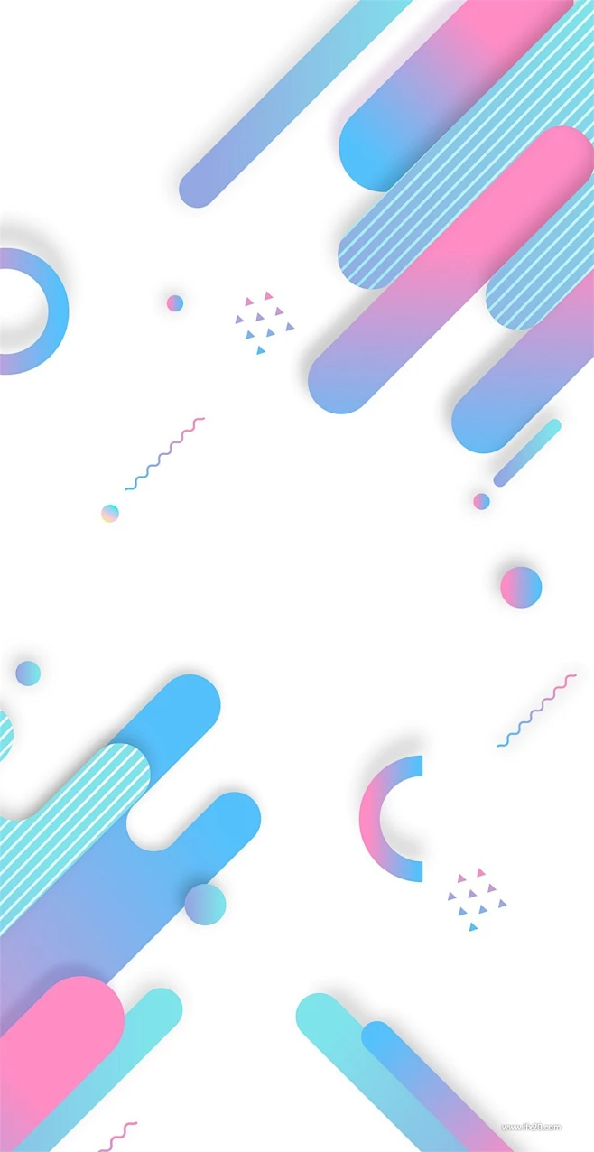 简约时尚几何花纹图形渐变背景海报-花瓣网