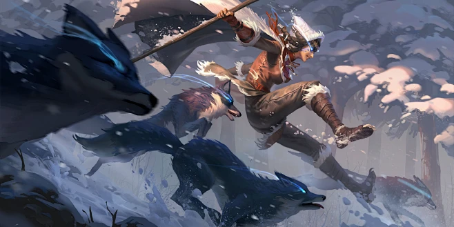 {游戏系列}美国RUNETERRA符文传说（UI,角色，场景）-花瓣网