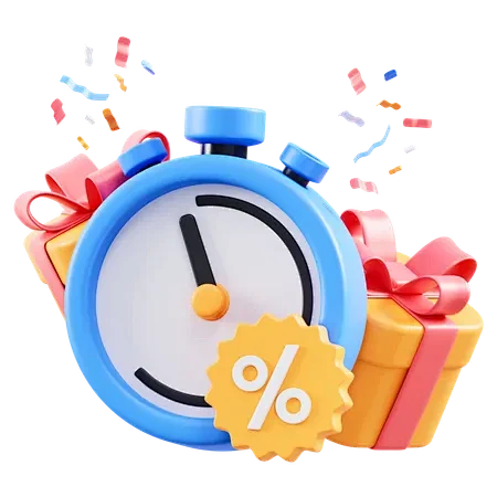 Shopping Party Time 3D Icon-花瓣网