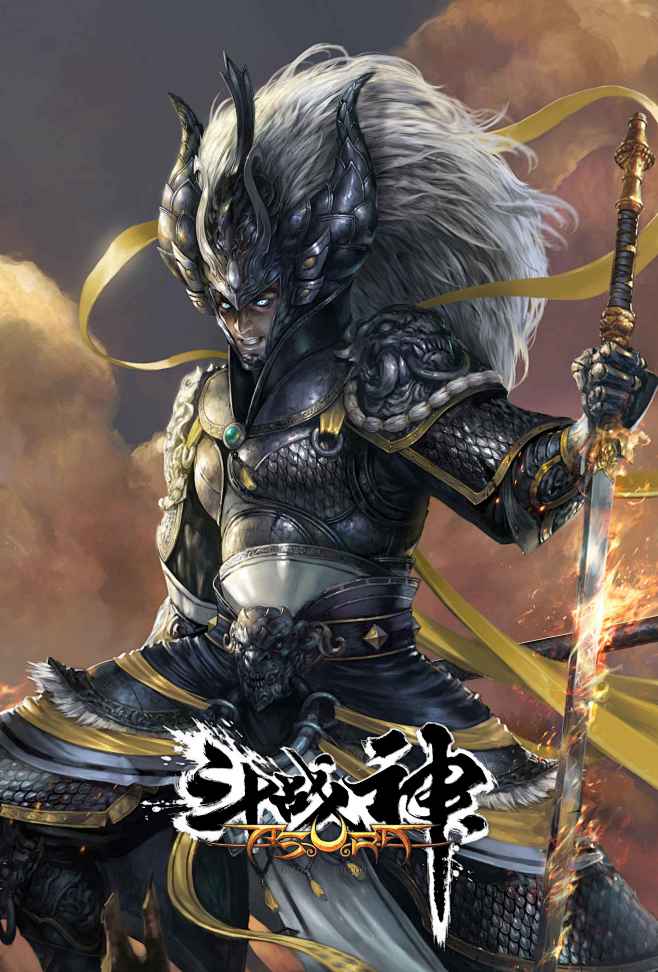 中国风男性卡牌插画中国风写实角色原画来自cgbook.cn (844)