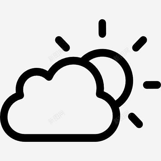 阴天图标 平面电商 创意素材