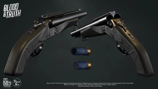Sawed Off, RYZIN ART : Asset we created for Sony London Blood & Truth ...