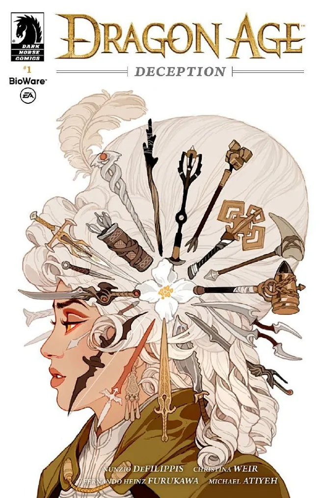 Sachin Teng 为《龙腾世纪》（Dragon Age）系列漫画设计的封面集合。清丽圆融，跃动的色彩之音仿佛透过画面传出悠长奏鸣。 -花瓣网
