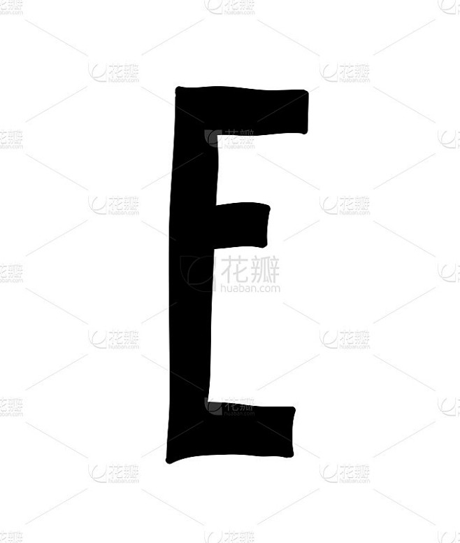 Bumpy elongated font. Vector. Capital letter. Unev