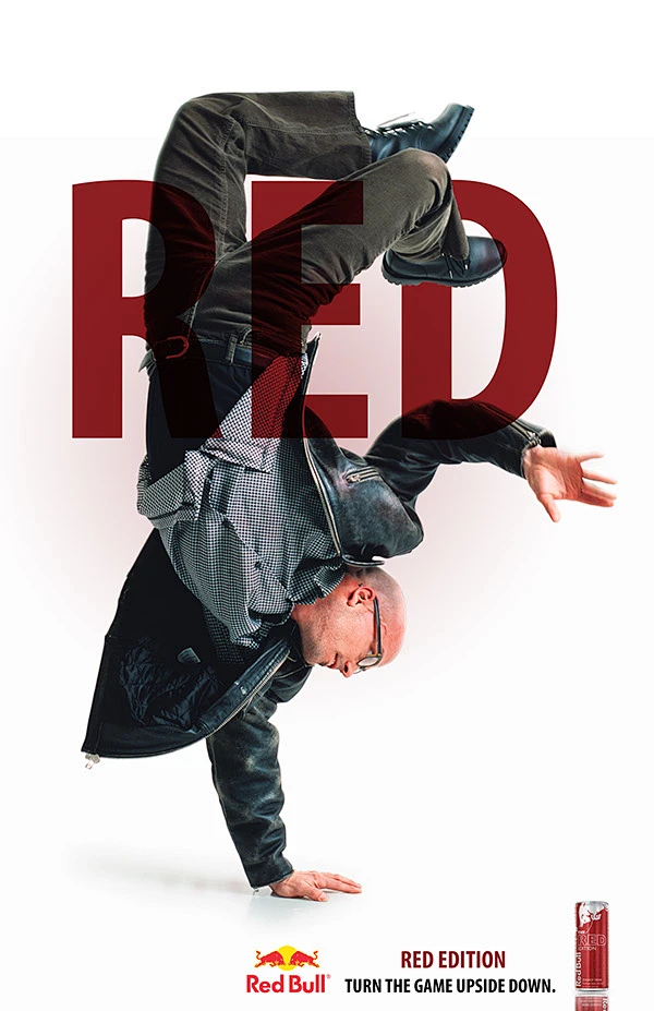 Red Bull Ad Campaign : Red Bull Ad campaign for the red, blue, and ...