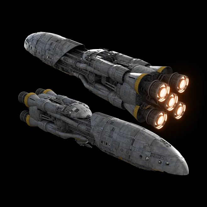 Mon Calamari Corvette, EC Henry : Based on a blurry background ship in ...