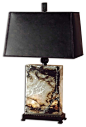 Mosaic Gold Tassel 31 1/2-Inch-H Table Lamp