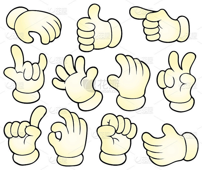 卡通手的主题收藏1