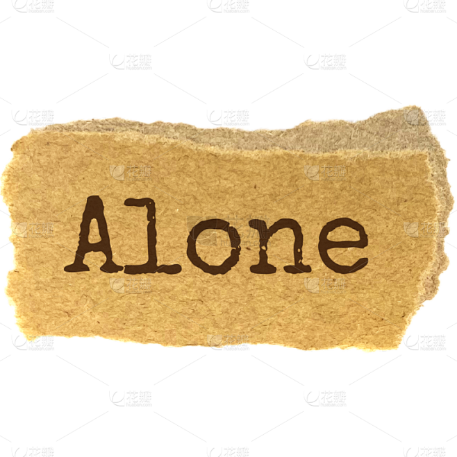 Teared Paper Text Sticker