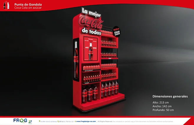 Btl Coca Cola drink Exhibition Design Point of Sale pop posm Retail ...