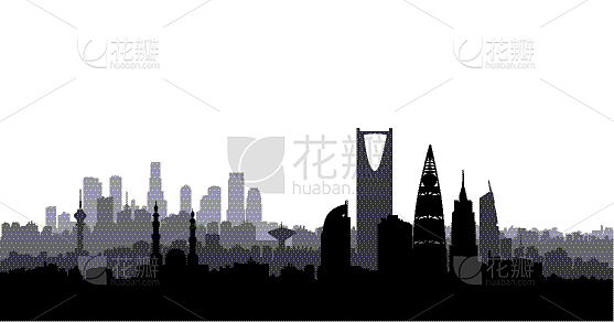 利雅得,都市风景,城市天际线,旅行者,非都市风光,地形,名声,旅途,剪影,旅行