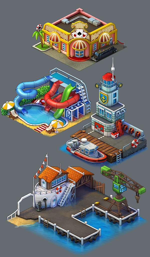 Playrix Games on Behance-花瓣网