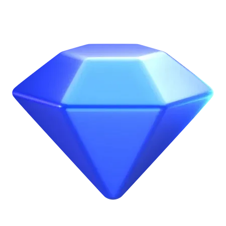 Game Diamond 3D Illustration
