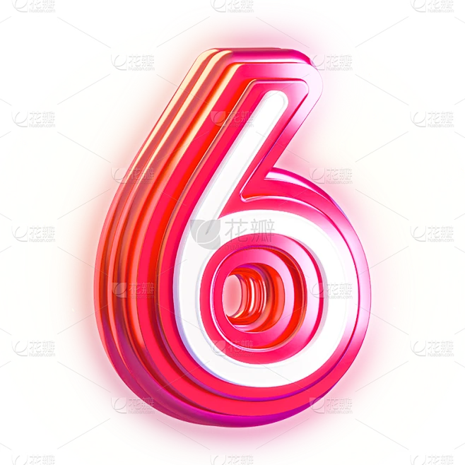 618年中大促通用3D层次感618倒计时数字主题文字标题艺术字元素素材素材-花瓣网