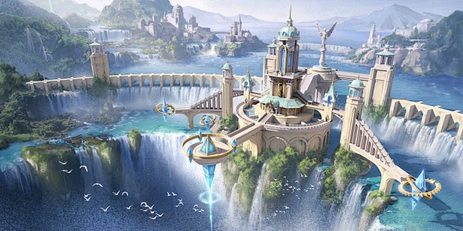 Fantasy Castle-花瓣网