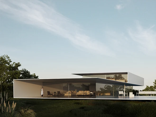 photoshop revit architecture visualization Render 3D vray 3ds max archviz-花瓣网