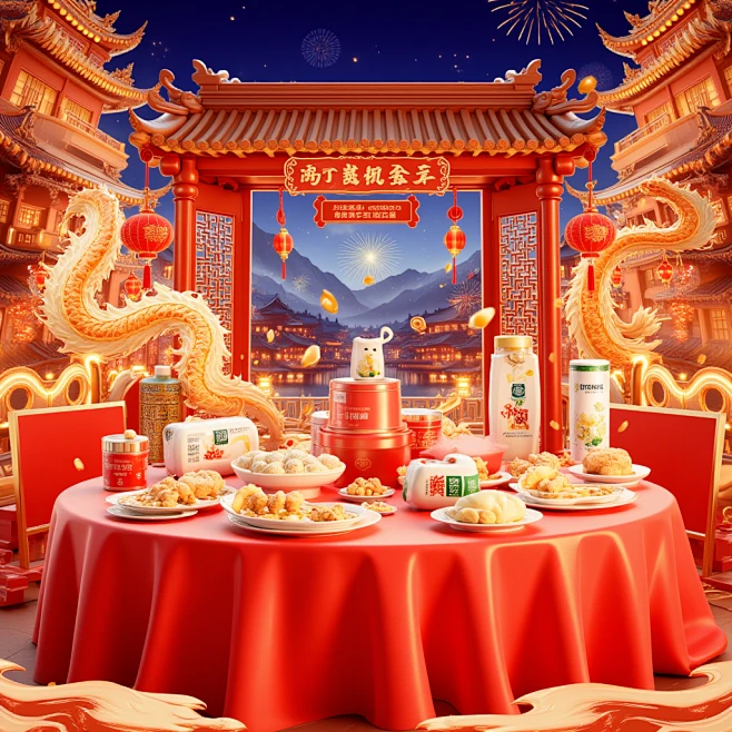 F.1_电商年货节-LoRA-Cici-LiblibAI图片_素材图片素材-花瓣网