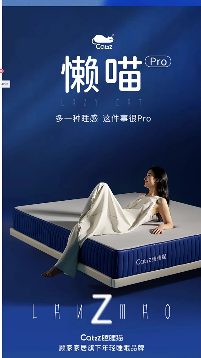 顾家CatzZ瞌睡猫床垫五区可拆洗软硬两用主卧1米8记忆棉弹簧床垫5-tmall.com天猫-花瓣网