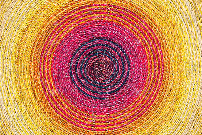 彩色的绳子纹理的图案和背景