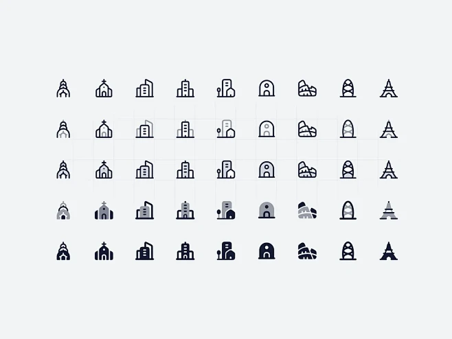 Building, Landmark & Places Icons building building landmark place bulk ...