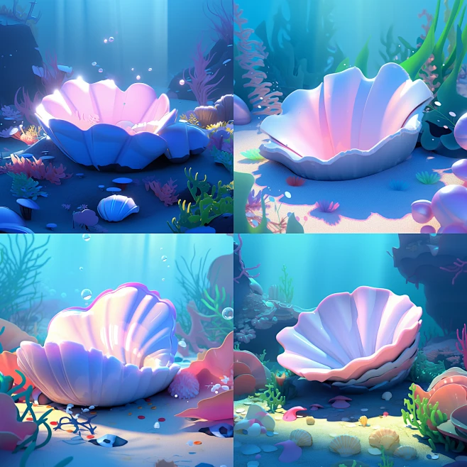 loritav45wynne_open_shell_underwater_3D_rendering_realistic_use ...