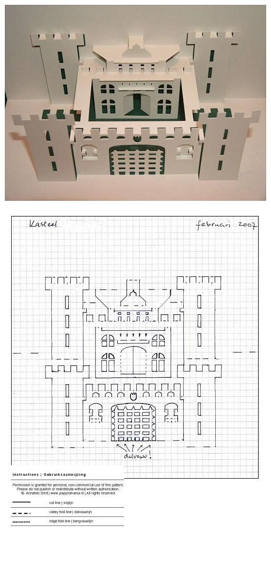 立体卡片--城堡图片_趣味图片素材-花瓣网