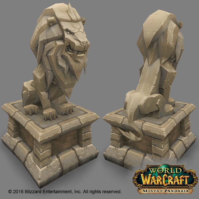 Stormwind lion statue, Peter Kyuyoung Lee : I made a updated version of ...