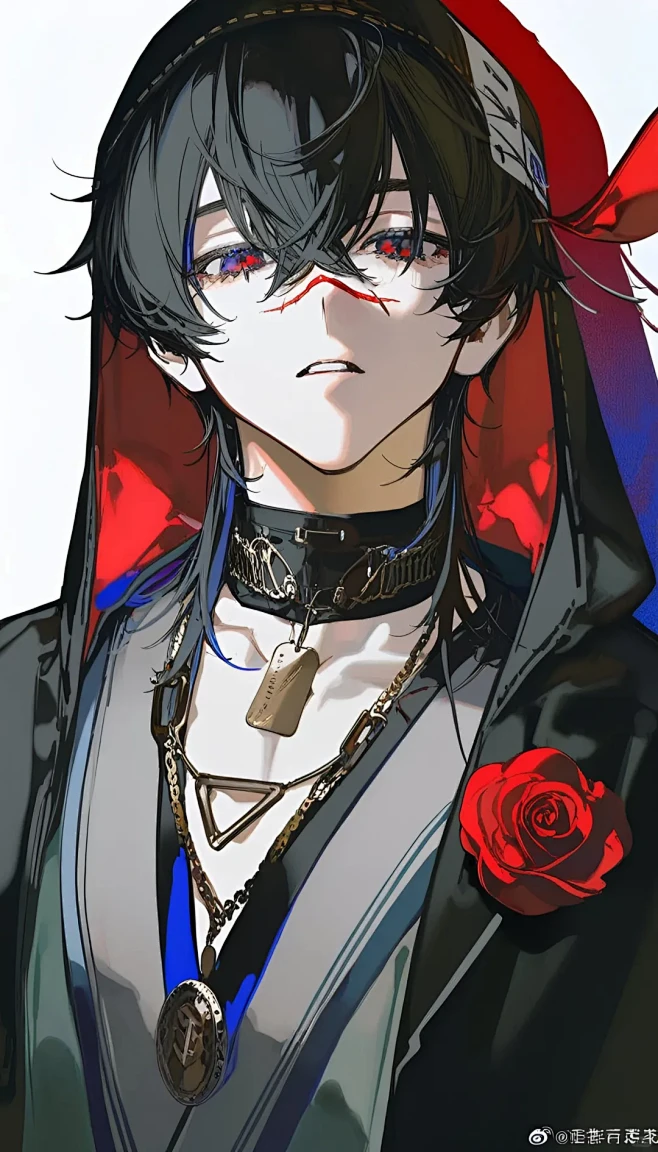 红毛看过了来看看我们的黑毛白毛#动漫男头 #新头像的魅力 #二次元头像 #漫头 #兄弟头像 #男生头像 - 小红书-花瓣网