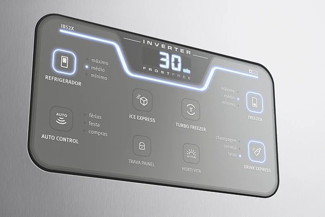 Graphic Design - Touch Panel Refrigerator-花瓣网