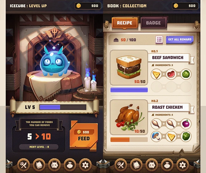 casual game casual game ui concept ui Concept UI Design game concept ...