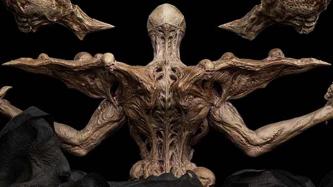 Returnal Game Inspiration Creature Study-花瓣网