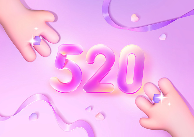 520两只戴戒指的小手C4D