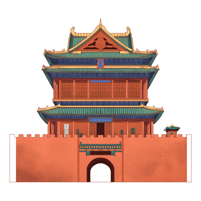 古楼建筑素材 (243)