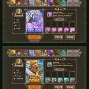 RPG游戏小说《Lone Wolf 孤狼》UI游戏界面