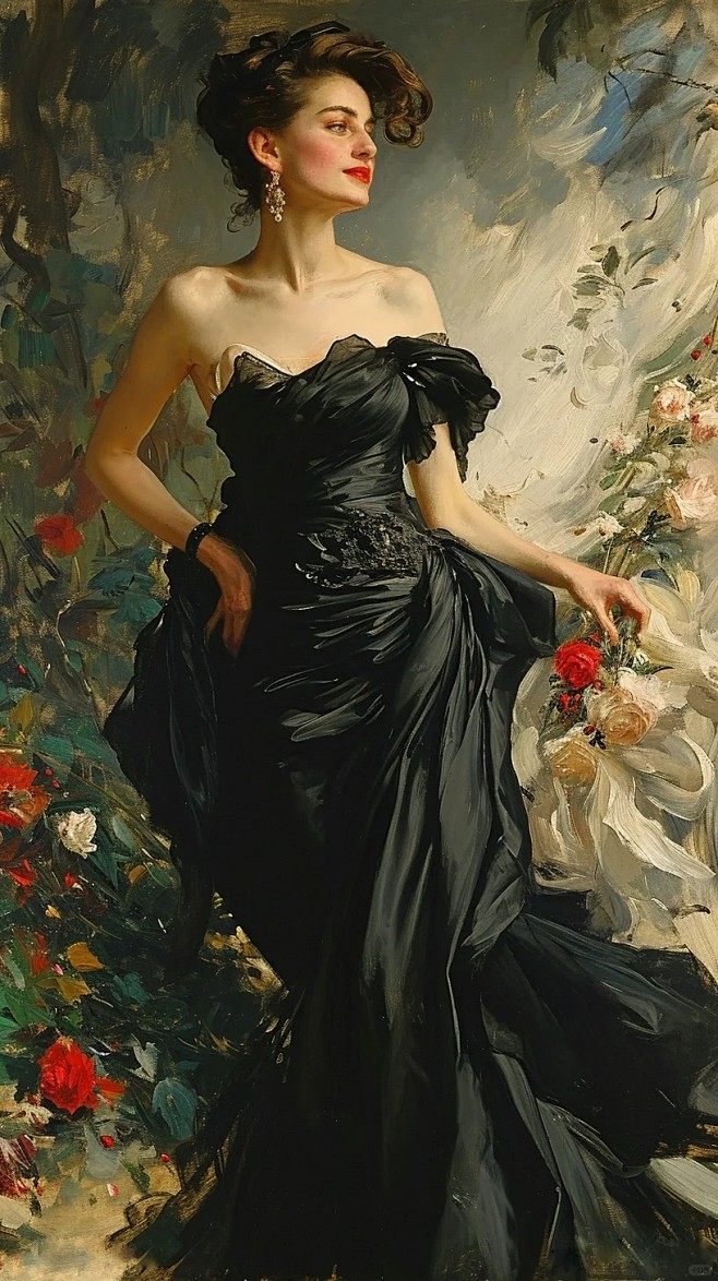 油画：Portrait of Madame Gautreau_2_張曉東_来自小红书网页版