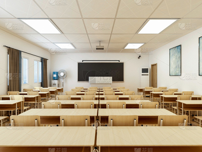 华贵,现代,教室,指导教师,室内,三维图形,黑色,木制,知识,建筑