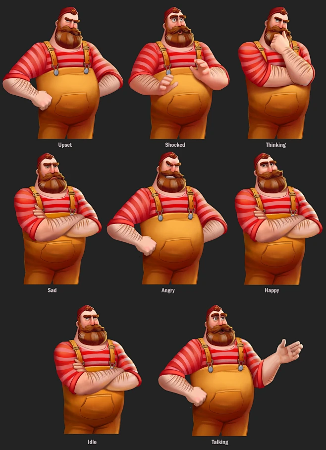 Character design casual game match3 Digital Art photoshop Character ...