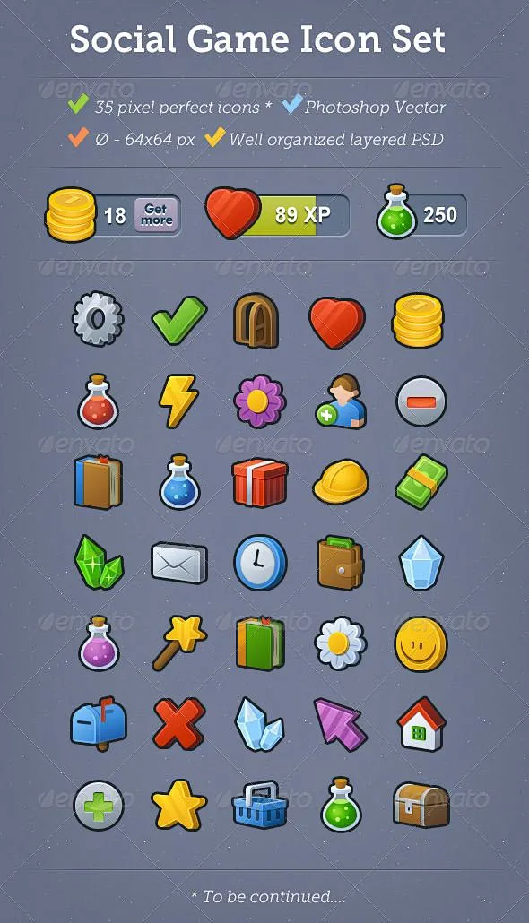 Preview-Social-Game-Icon-Set.jpg (590×1030)-花瓣网