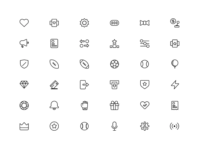 Betmgm Icons abstract app betting casino icon icon set iconography ...