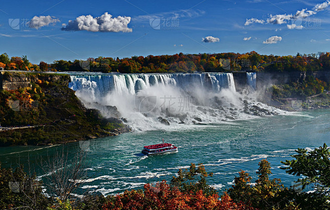 尼亚加拉瀑布景观，加拿大瀑布