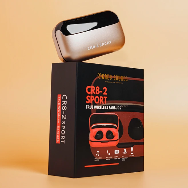 Cre8 Sounds - CR8-2 Sport Wireless Earbuds Rose Gold-花瓣网