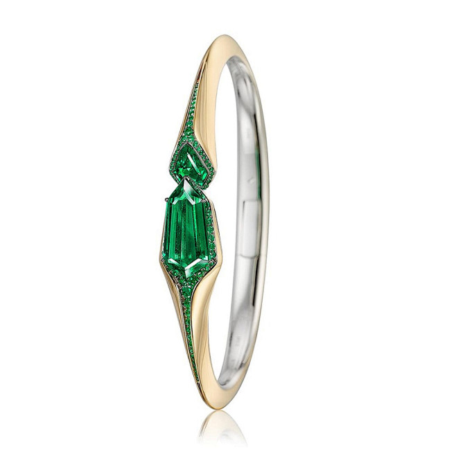 『珠宝』Forms 推出 Muse 手镯系列：双主石、特殊琢形与匠心材质 - 新作最大亮点是独具匠心的材质搭配，你可以看到罕见的大颗粒异形切割 ...