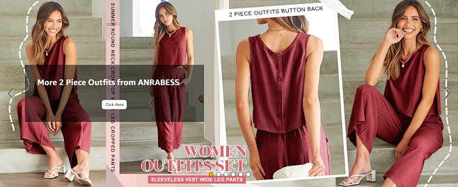 Amazon.com: ANRABESS 2 Piece Outfits for Women Linen Shorts Set ...