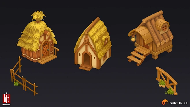 Architectural environment objects-花瓣网