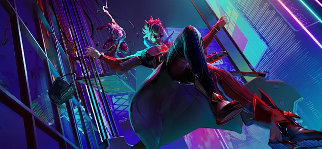 Concept for MLBB Justice Calls | Neobeasts Series Skins Animation-花瓣网