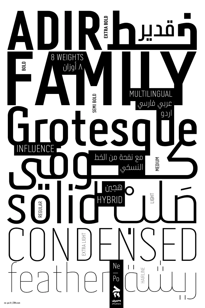 Mixal font-family - Ne—Po : Mixal is contemporary font-family that play ...