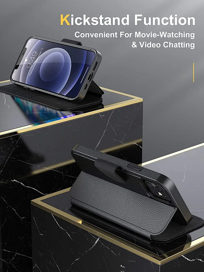 Amazon.com: Humixx Compatible with iPhone 12 Mini Wallet Case,PU ...