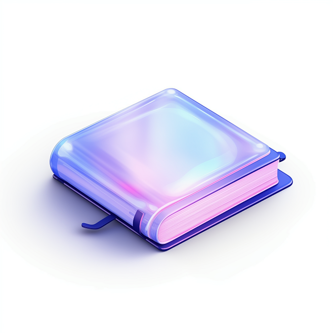 书本 UI图标 icon AIGC 科技风 图标