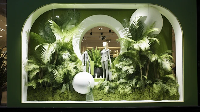 Window Display booth 3D-花瓣网